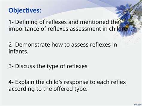Reflexes Types Levels Testing Procedures Pptx