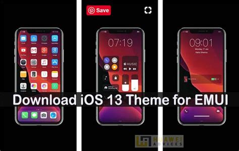 Download Ios 13 Theme For Huawei Honor Devices Best Emui Theme