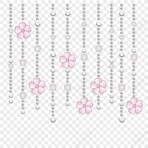 분홍색 커튼장식구슬 Png 일러스트 무료 다운로드 Lovepik