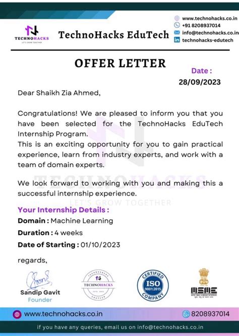 Shaikh Ahmed On Linkedin Connections Internship Nextstep