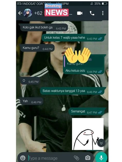 6 Chat Kakak Dan Adik Kelas Ini Penuh Drama Bikin Geregetan Hot