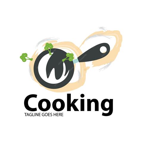 Icône De Logo De Cuisine Soupe Aux Légumes Sur Les Aliments Sains