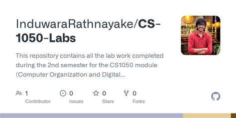 Github Induwararathnayakecs 1050 Labs This Repository Contains All
