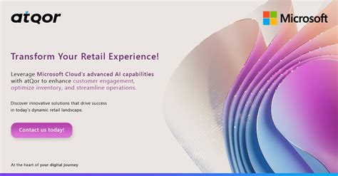 Atqor On Linkedin Retailinnovation Microsoftcloud Ai Atqor Customerexperience…