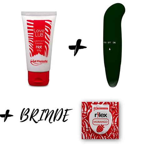 Kit Vibrador Ponto G Lubrificante Intimo Love Lub Brinde Shopee