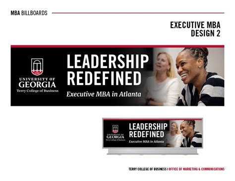2022 Mba Billboard Designs Uga Terry College Of Business — Leah