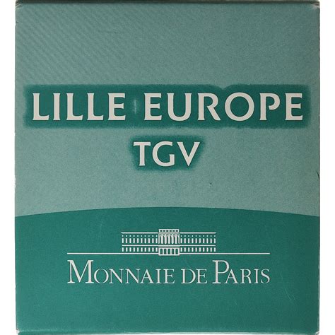 France Euro Monnaie De Paris Lille Europe TGV Proof Paris Silver