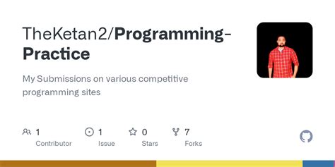 Github Theketan Programming Practice My Submissions On Various Competitive Programming Sites
