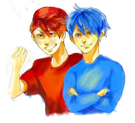 Red And Blue By Nnasatw On Deviantart