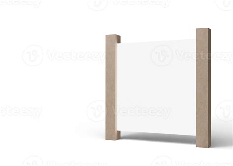Standing Poster Mockup 41492445 Png