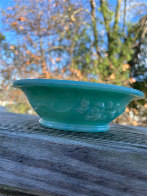 Vintage Avon Blue Milk Glass Wash Basin Set Vintage Avon Vintage Wash
