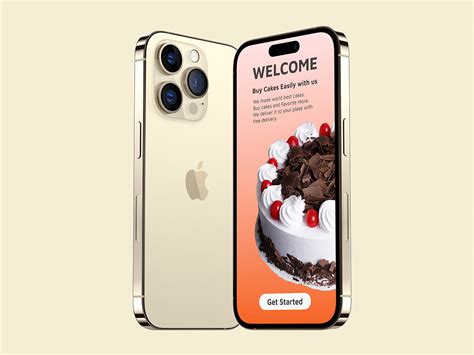 CAKE SHOP MOBILE APP UI DESIGN On Behance