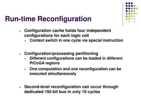 Ppt Paper Review Xisystem A Reconfigurable Processor And System