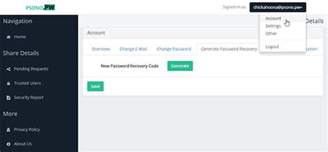 Getting Started Psono