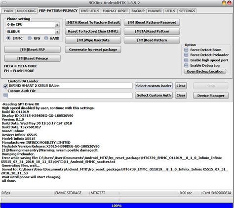 Tecno Sa Custom Da File For Frp Reset