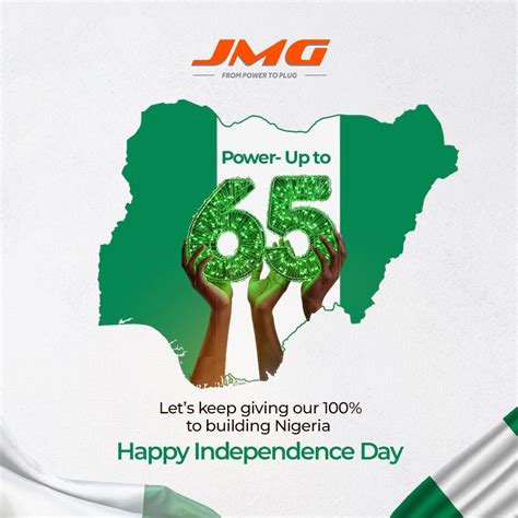 Jmg Limited Celebrates Nigeria At 65 Reaffirms Commitment To Powering Homes Businesses And