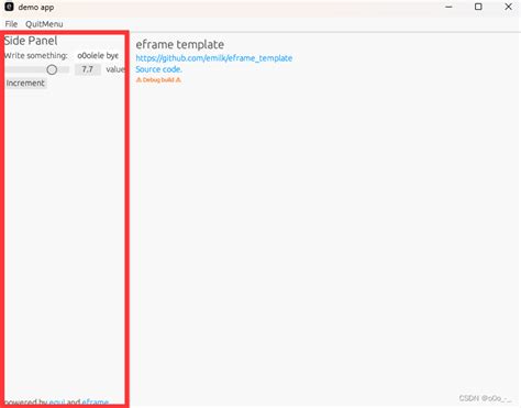 Rust Egui Template App Rssidepanelcentralpanel Heading Csdn