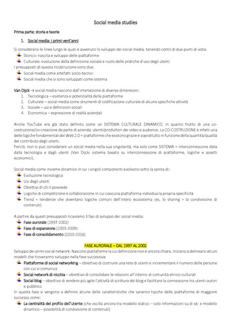 Web E Social Media Riassunto 1° Modulo Sintesi Del Corso Di Sviluppo