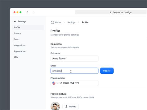 Settings Page Ui Designs Themes Templates And Downloadable Graphic