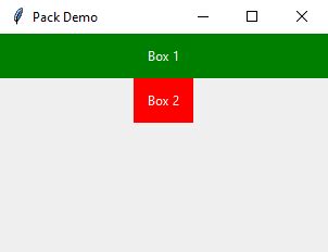Understand How Tkinter Pack Geometry Manager Works By Examples