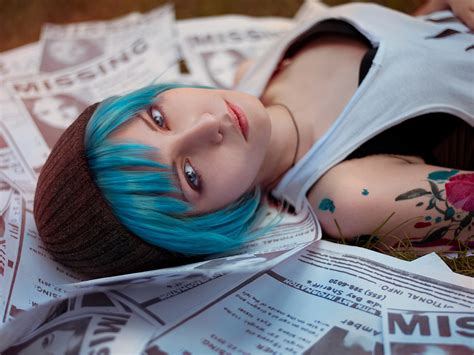 Papéis De Parede Menina De Cabelo Azul Cosplay 3840x2160 Uhd 4k Imagem