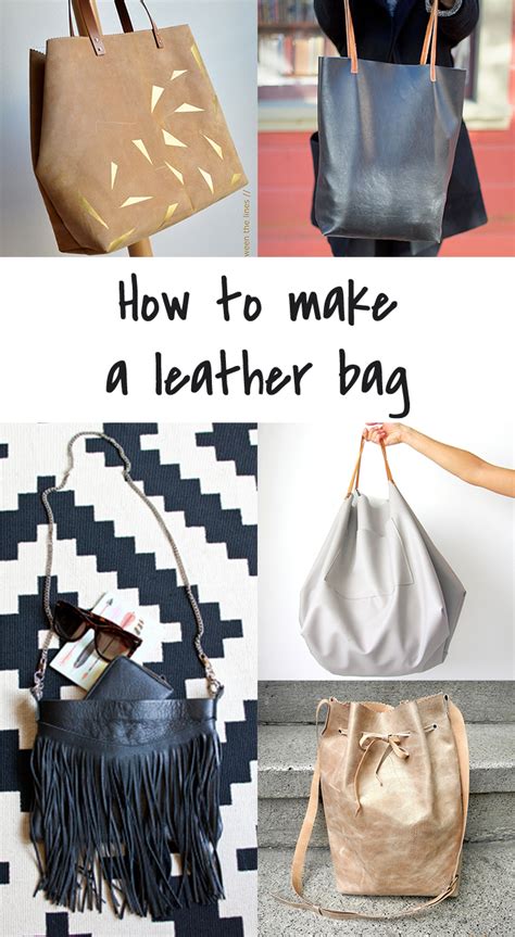 5 Diy To Try Leather Bag Ohoh Deco