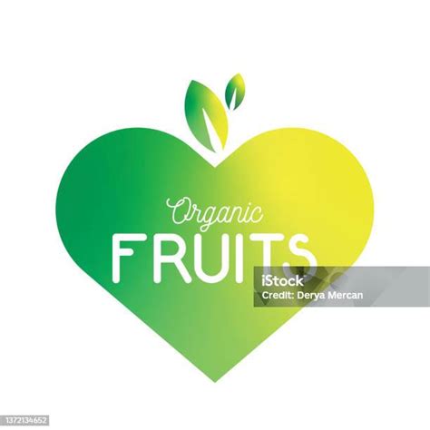 유기농 식품 라벨 심장 모양과 잎 생태 농장 바이오 식품 벡터 배지 스톡 일러스트레이터 0명에 대한 스톡 벡터 아트 및 기타 이미지 Istock