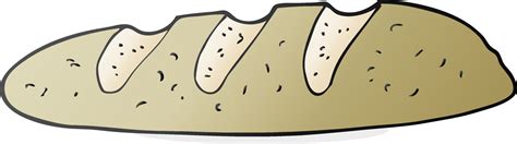 Hogaza De Pan De Dibujos Animados 12291326 Vector En Vecteezy