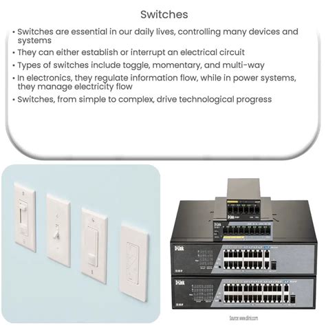 Switches How It Works Application And Advantages