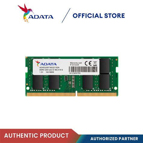 ADATA Premier AD AD4S320016G22 SGN 16gb Ddr4 3200mhz Sodimm RAM For