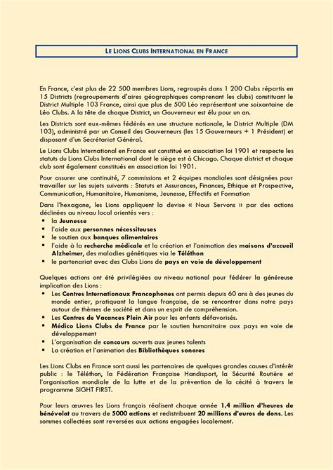 Historique du club Lions Club Strasbourg Cathédrale