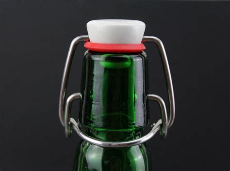 Vintage Grolsch Green Glass Beer Bottle Embossed Grolsh Etsy