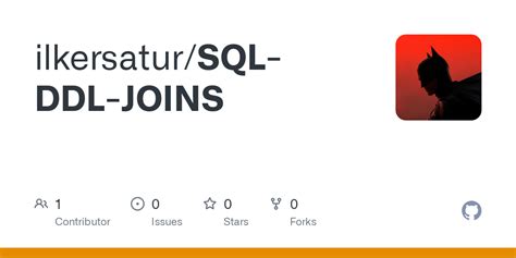Github Ilkersatursql Ddl Joins