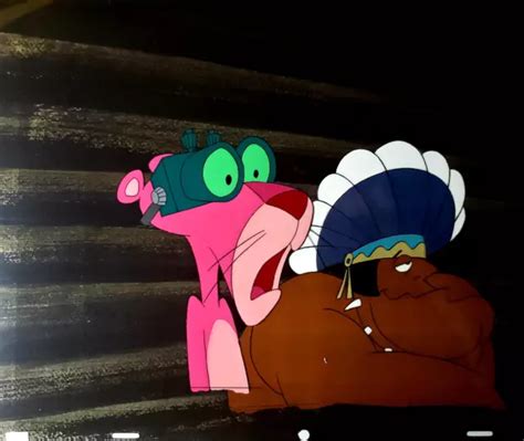 Pink Panther Vintage Original Production Animation Celdrawingback