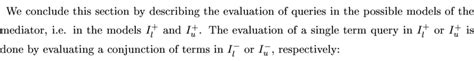 3 the time complexity of query evaluation at the mediator for the