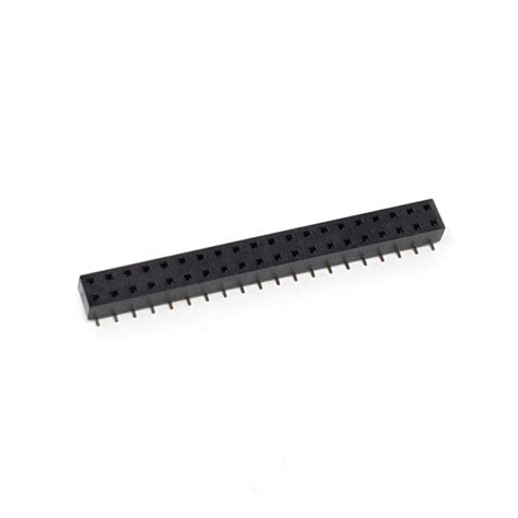 Gpio Header For Raspberry Pi Hat 2x20 Short Female Header The Pi Hut