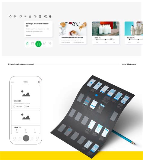 Milk Delivery App Ui Ux Good Milk Behance