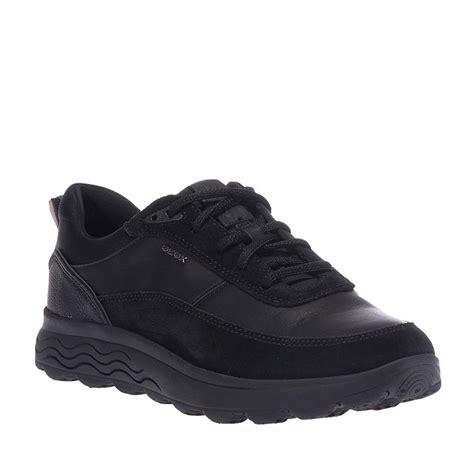 Geox Spherica U16bye ΜΑΥΡΑ Sneakers Topshoes Gr