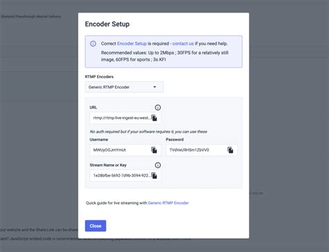 Walkthrough Encoder Setup Guide Dacast