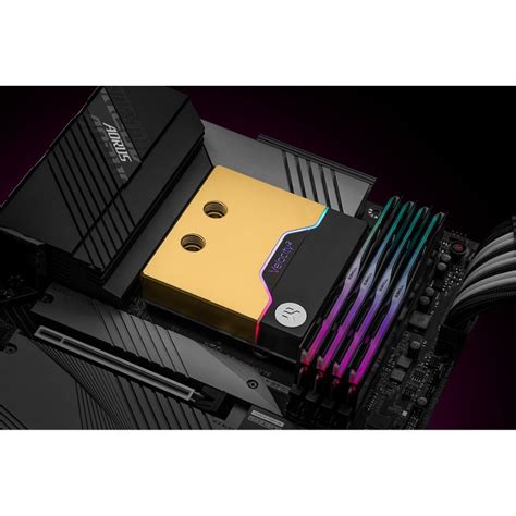 Ekwb Ek Quantum Velocity2 D Rgb 1700 Nickel Gold Bloque Cpu Para