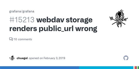Webdav Storage Renders Publicurl Wrong · Issue 15213 · Grafana