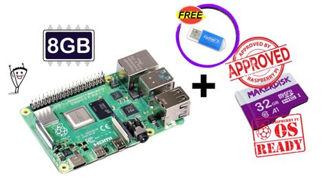Raspberry Pi 4 Model B 8G With 32GB MicroSD For Student ONLY