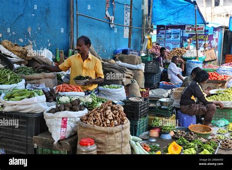 Fruit And Vegetable Market In The City Of Thiruvananthapuram