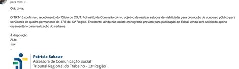 Concurso TRT PB autorizado e comissão formada