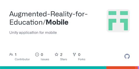 Github Augmented Reality For Education Mobile Unity Application For