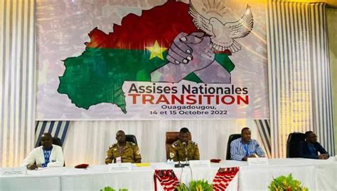 En Direct Les Assises Nationales De La Transition Burkina Les