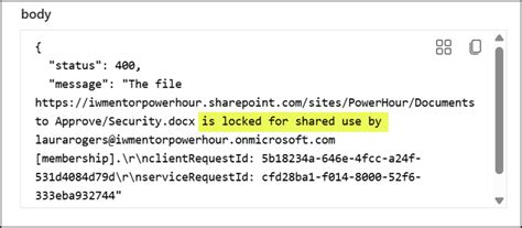 Flow Error File Is Locked For Shared Use