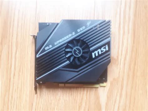 Expansion Card Msi M 2 Xpander Z Gen 4s 2x M 2 Ssd Nvme Pcie 4 0 49 99