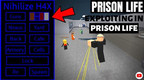 Roblox Prison Life EXPLOITING In The Prison YouTube