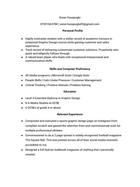 Cv 2 Pdf